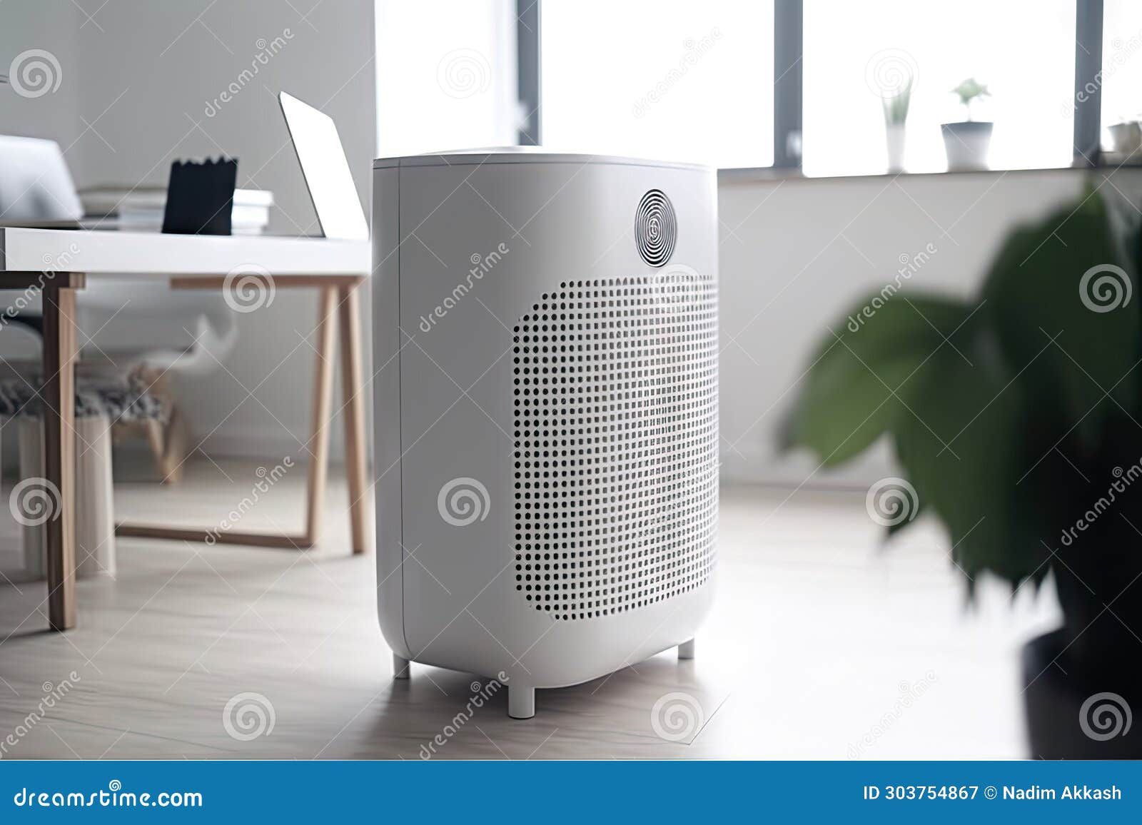 . Removing Cleaner Filter Room Workplace White Purifier Air Stock ...