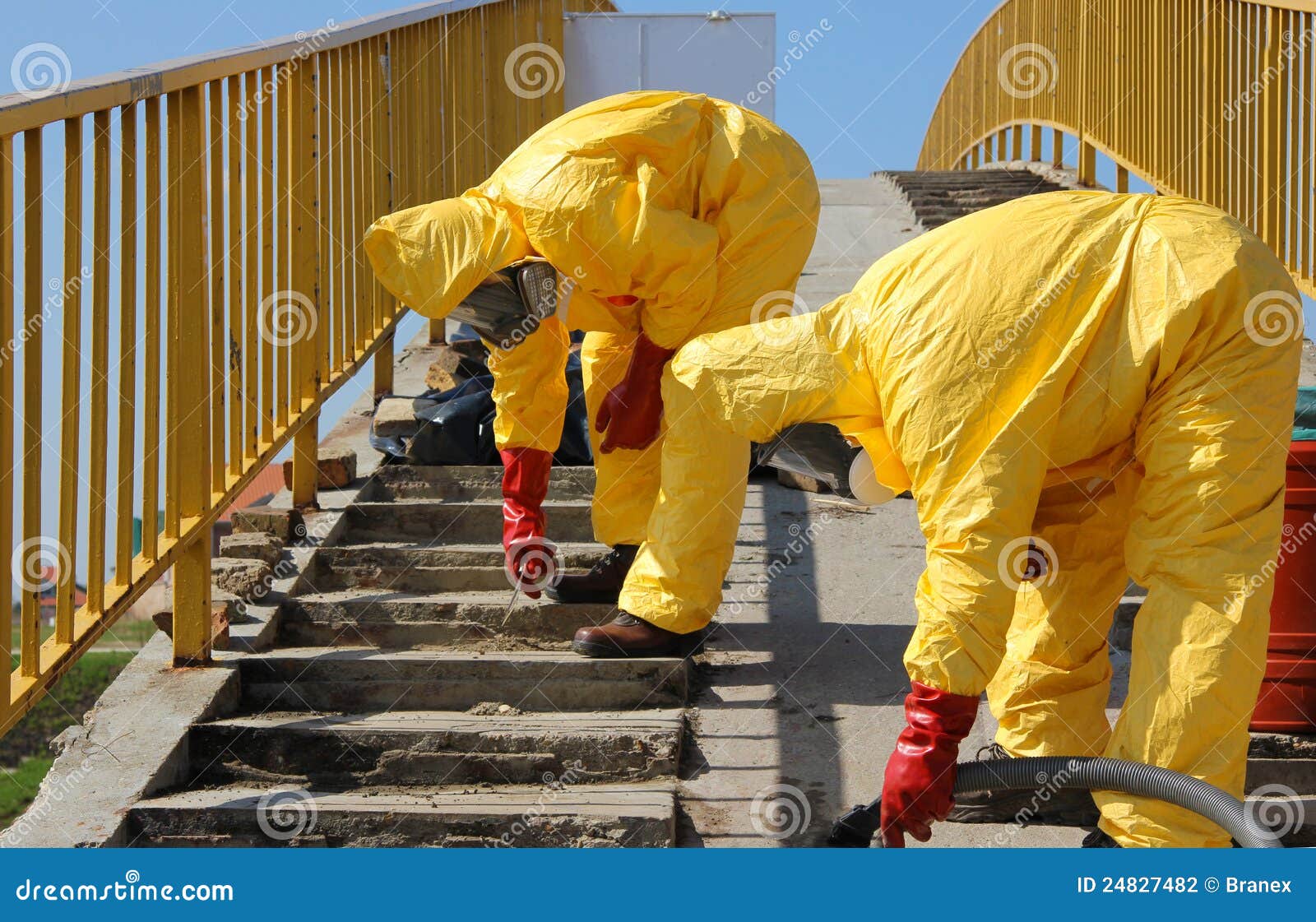 Removing of Dangerous Materials Stock Photo - Image of dangerous ...