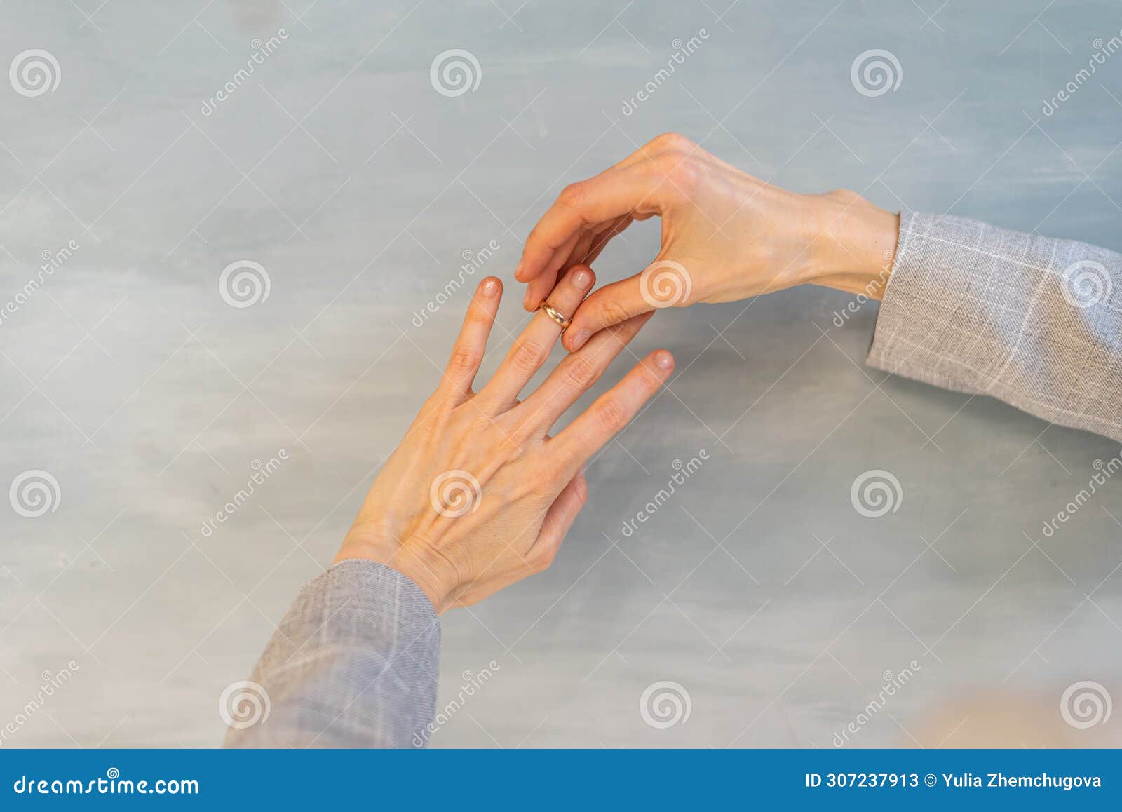 Removing the Ring from the Finger is a Symbol of Divorce Stock Image ...