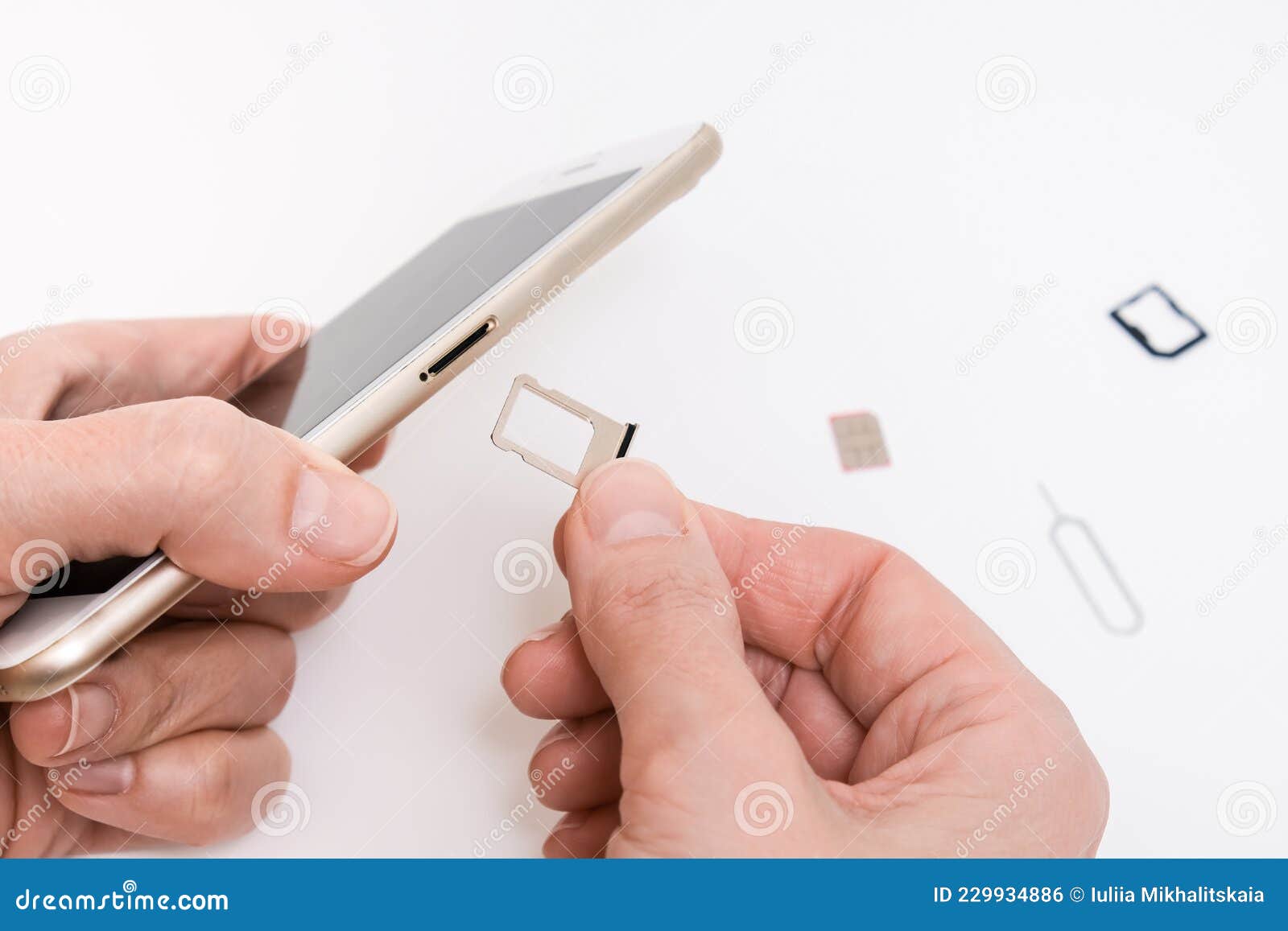 Removing a Sim Card Out of a Smartphone, Replacing Simcard and Changing ...