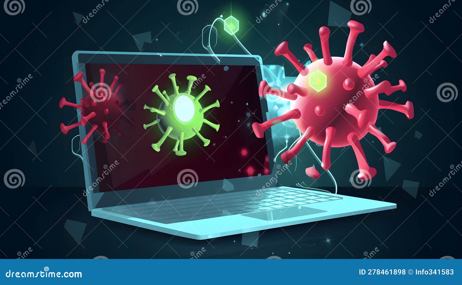 Removing Viruses and Malware from a Computer Generative AI Stock ...