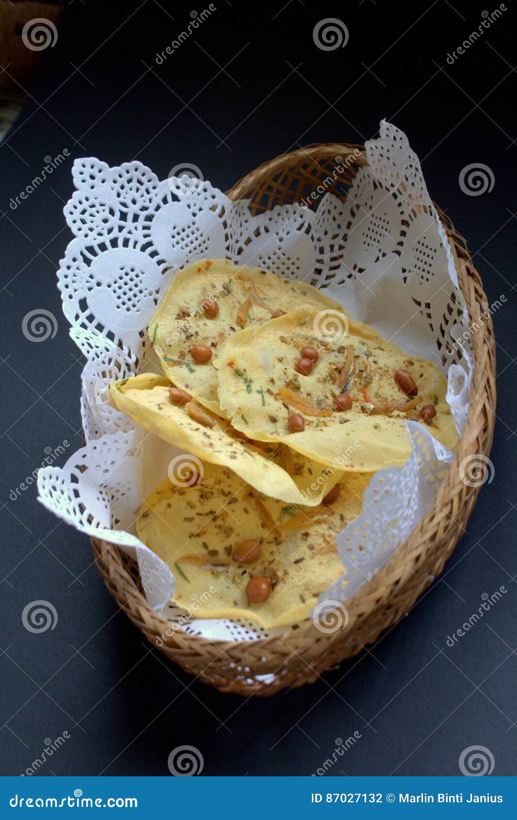 Rempeyek stock photo. Image of fried, spiral, rempeyek - 87027132