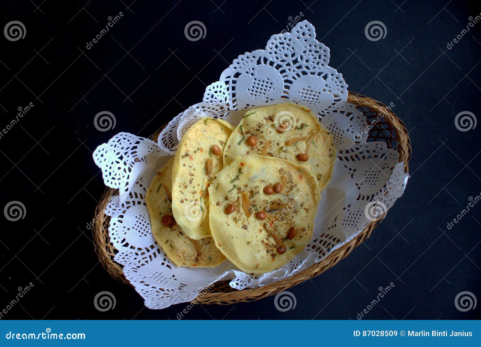 Rempeyek stock image. Image of delicious, spain, breakfast - 87028509