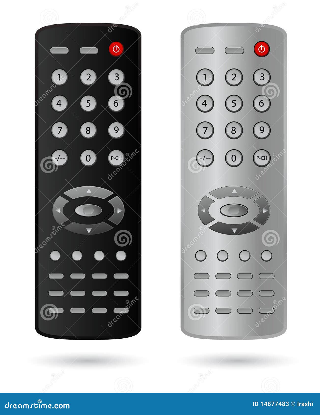 Rempte controls stock vector. Illustration of plastic - 14877483