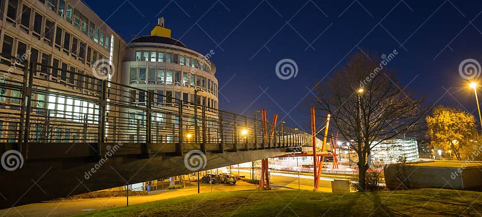 Remscheid Germany in the Evening Stock Photo - Image of town, bright ...