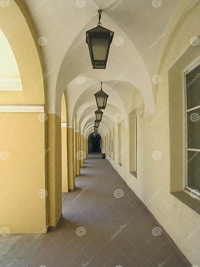 Renaissance arcade stock photo. Image of vilnius, building - 762316