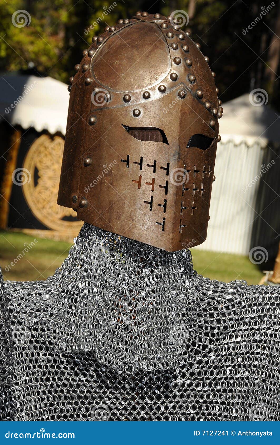 Renaissance Battle Helmet 2 Stock Image - Image of faire, battle: 7127241