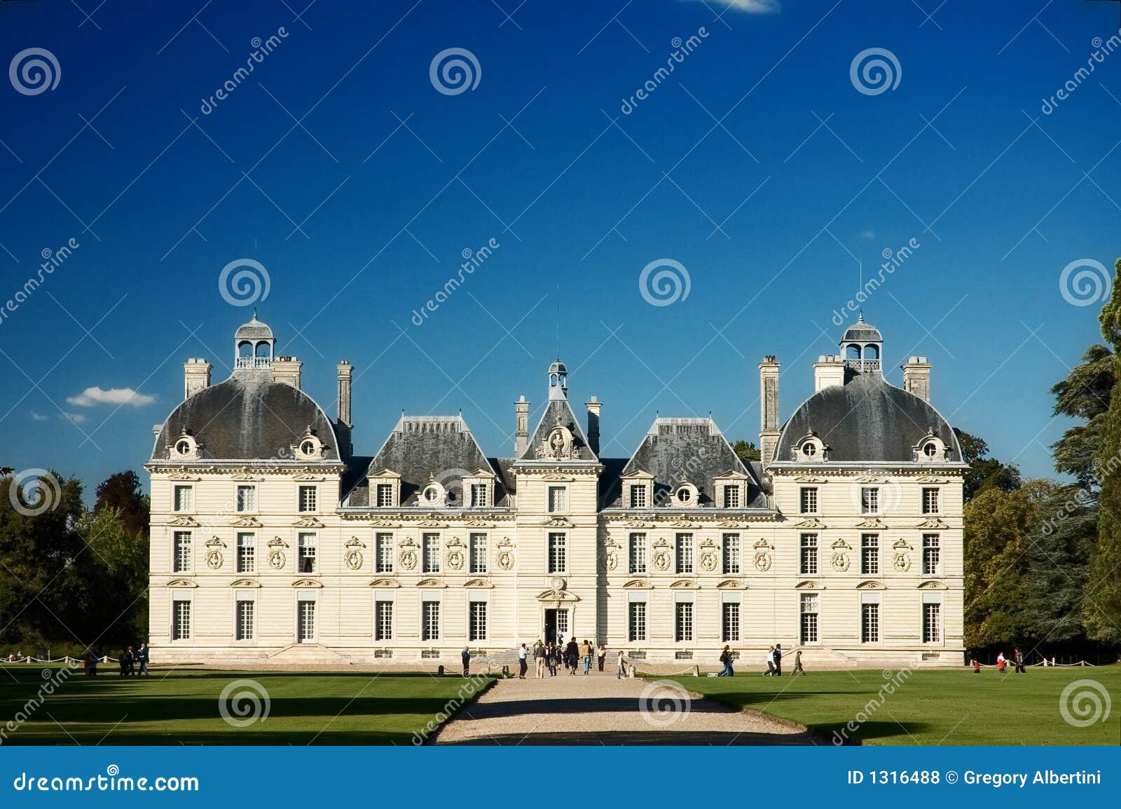Renaissance castle stock photo. Image of loire, cheverny - 1316488