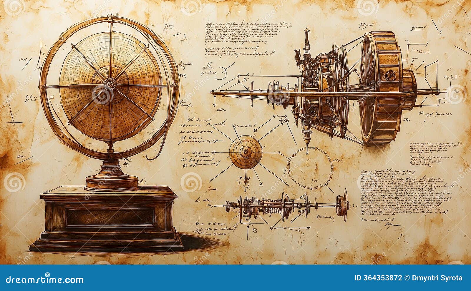 Instrument Astrolabe On Beige Background Royalty-Free Stock Photo ...