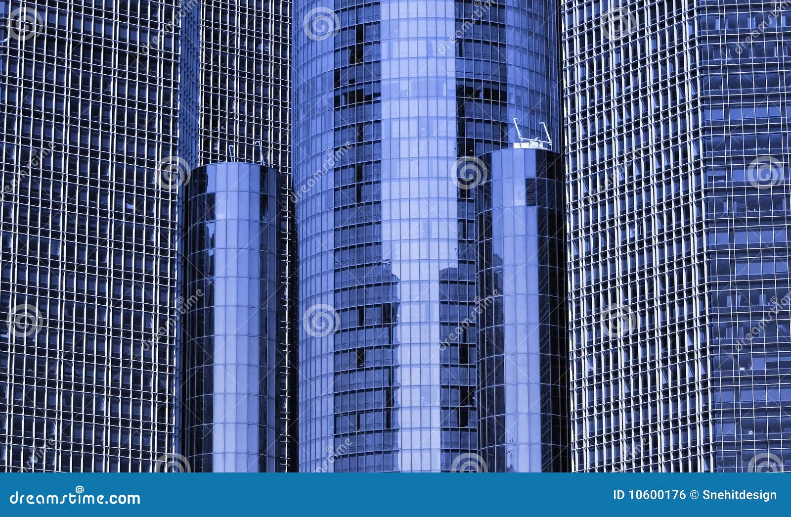 Renaissance center stock photo. Image of office, detroit - 10600176