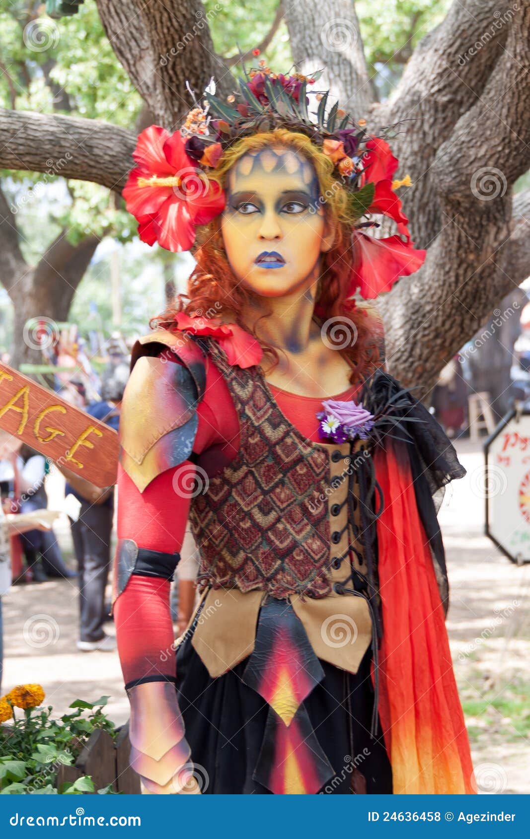 Renaissance Fair Girl editorial stock photo. Image of dressed - 24636458