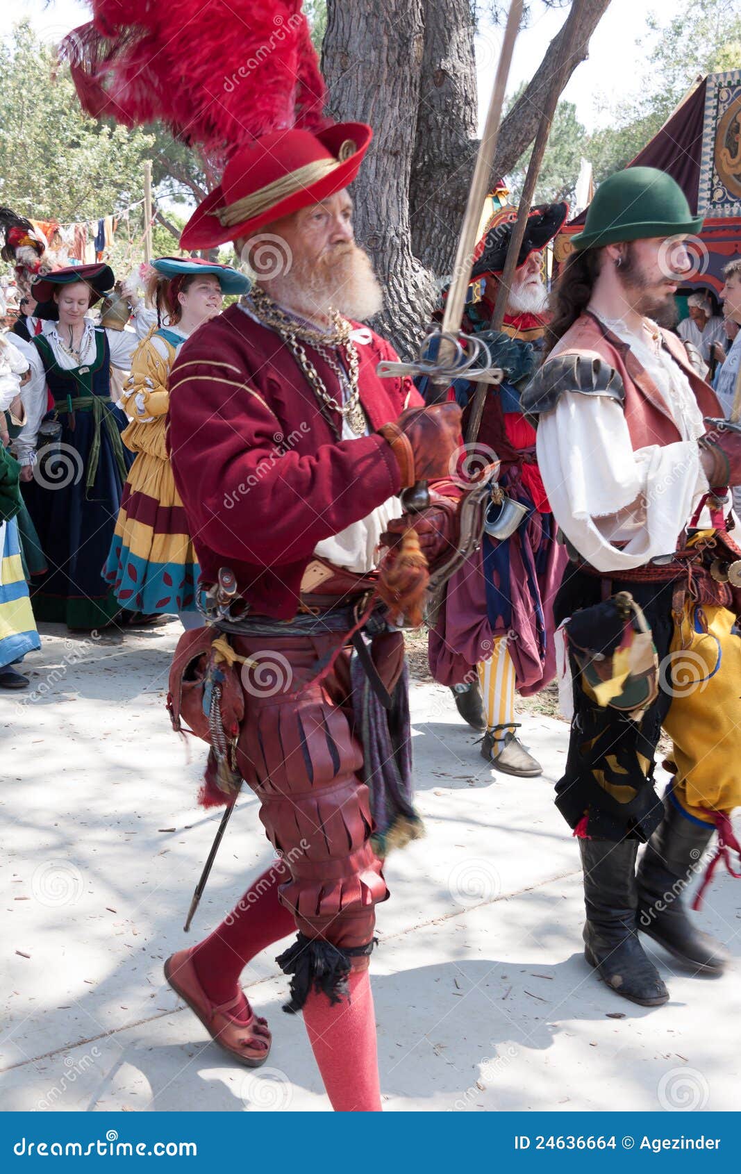 Renaissance Fair parade editorial stock image. Image of costume - 24636664