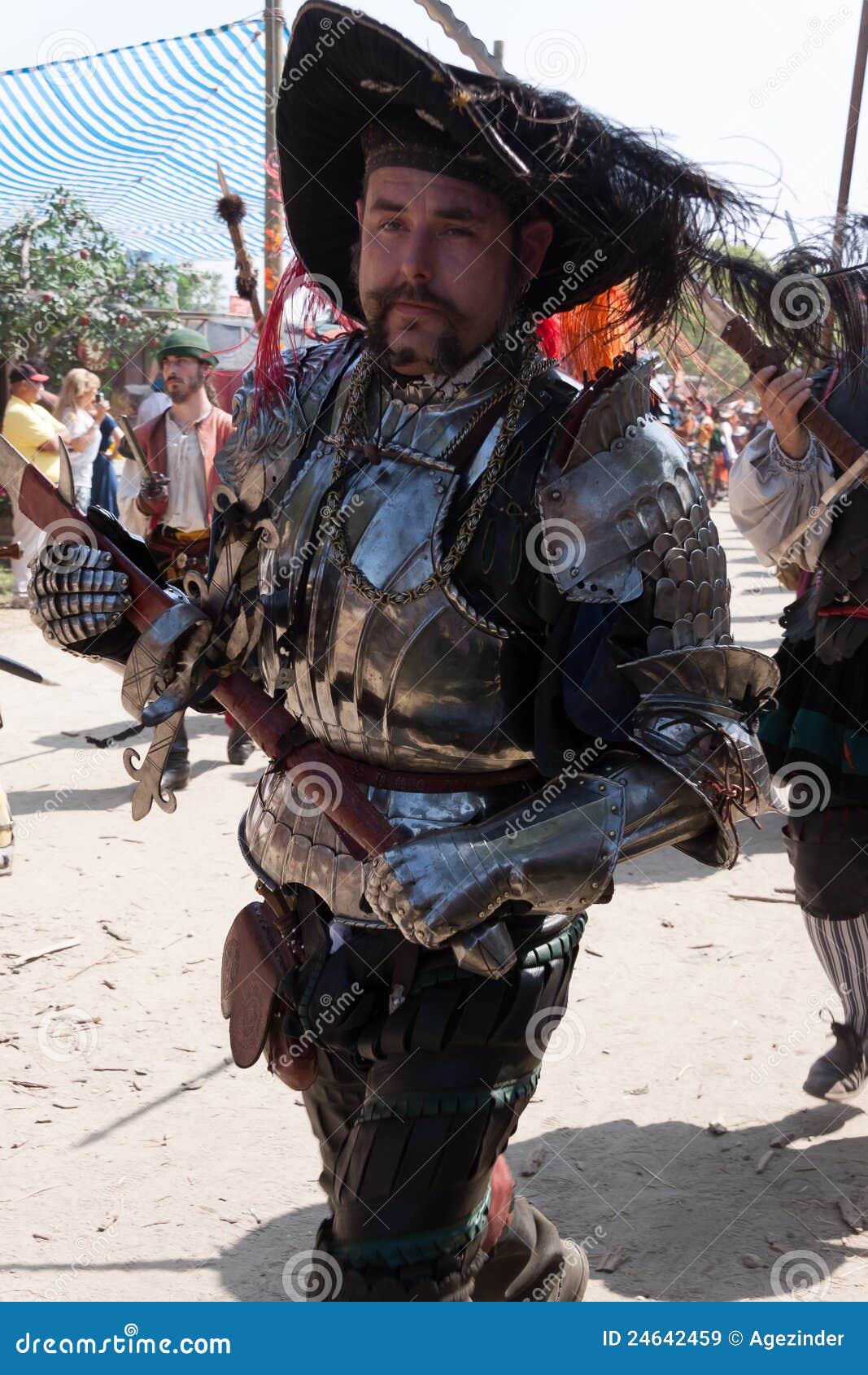 Renaissance Fair Parade Swordsman Editorial Stock Image - Image of ...