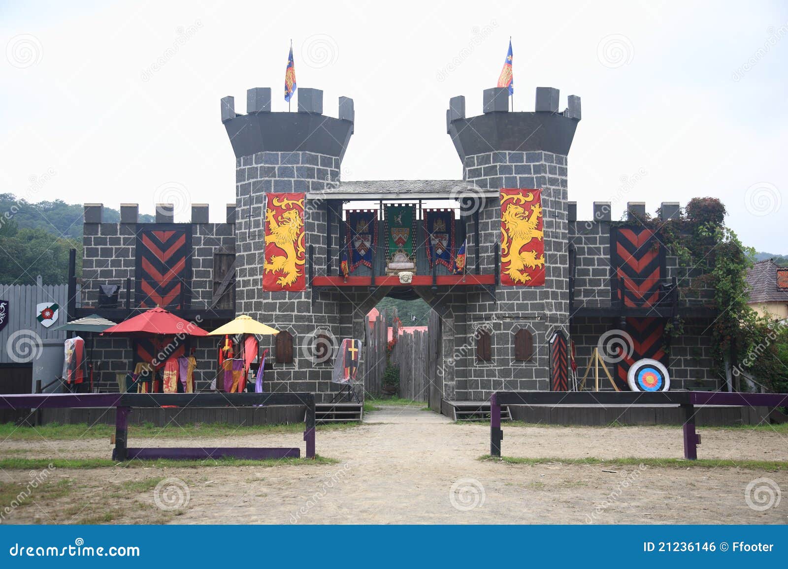 Renaissance Faire Joust Field Editorial Photo - Image of lane ...