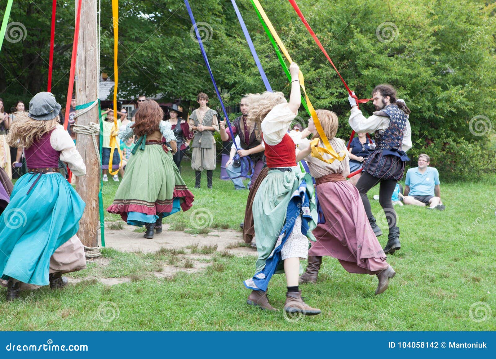 Renaissance Faire Upstate New York, Traditional Dance Editorial ... Renaissance Faire Upstate New York, Traditional Dance Editorial ...