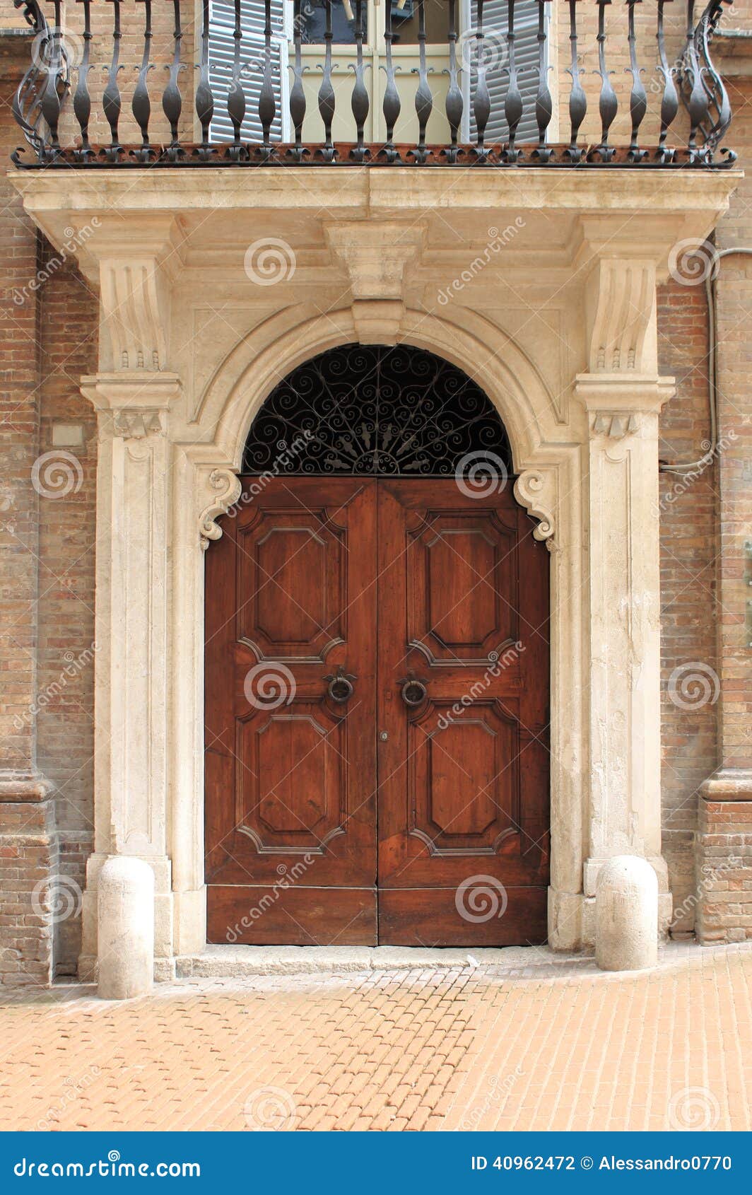 Renaissance front door stock photo. Image of gate, city - 40962472