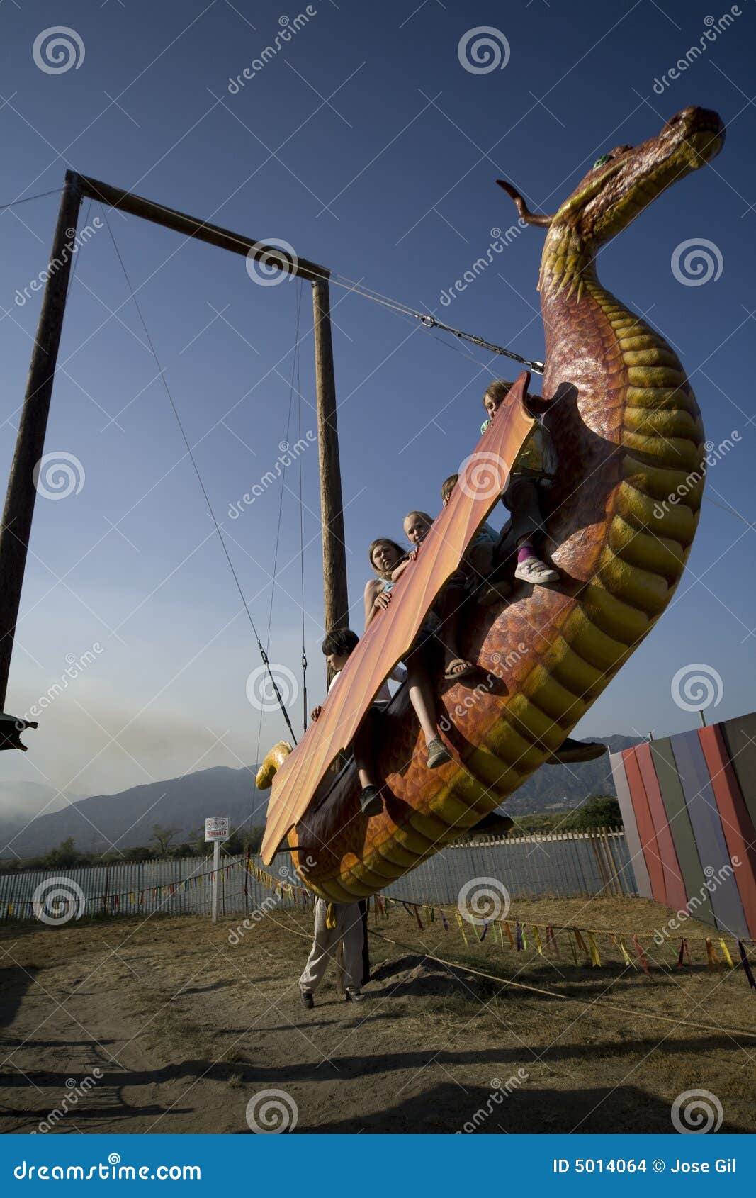 Renaissance Pleasure Faire - Dragon Ride Editorial Stock Image - Image ...