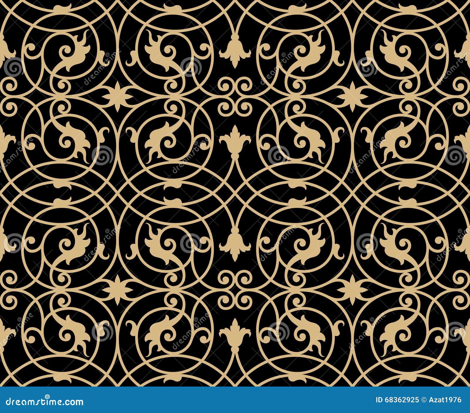 Renaissance Seamless Pattern Stock Vector - Illustration of seamless ...
