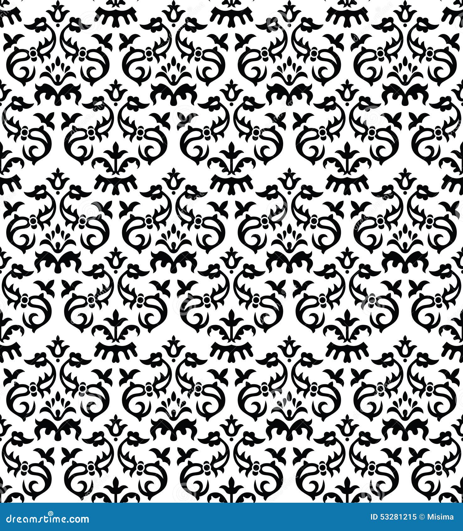 Renaissance style ornament stock vector. Illustration of black - 53281215