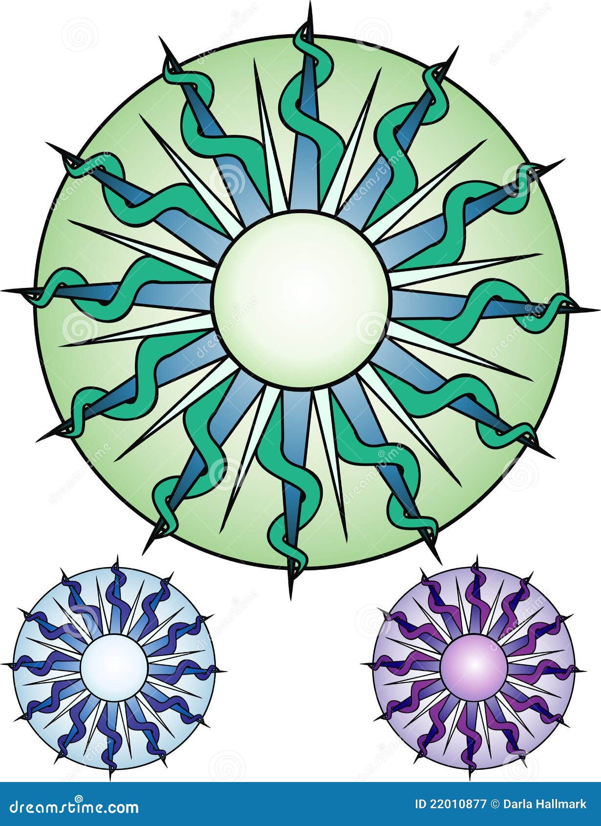 Renaissance sun stock vector. Illustration of sigil, emblem - 22010877