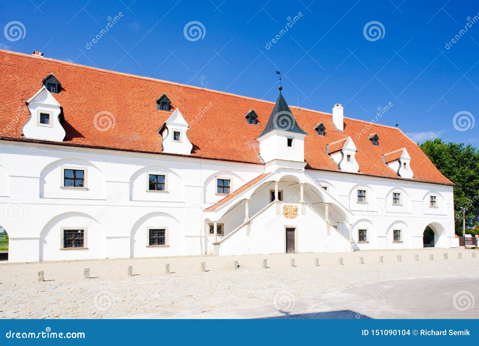 Renaissance Water Mill, Slup, Czech Republic Stock Photo - Image of ...