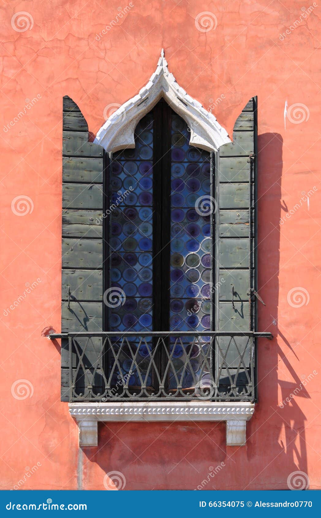 Renaissance Window in Venice Stock Image - Image of baffles, italy ...
