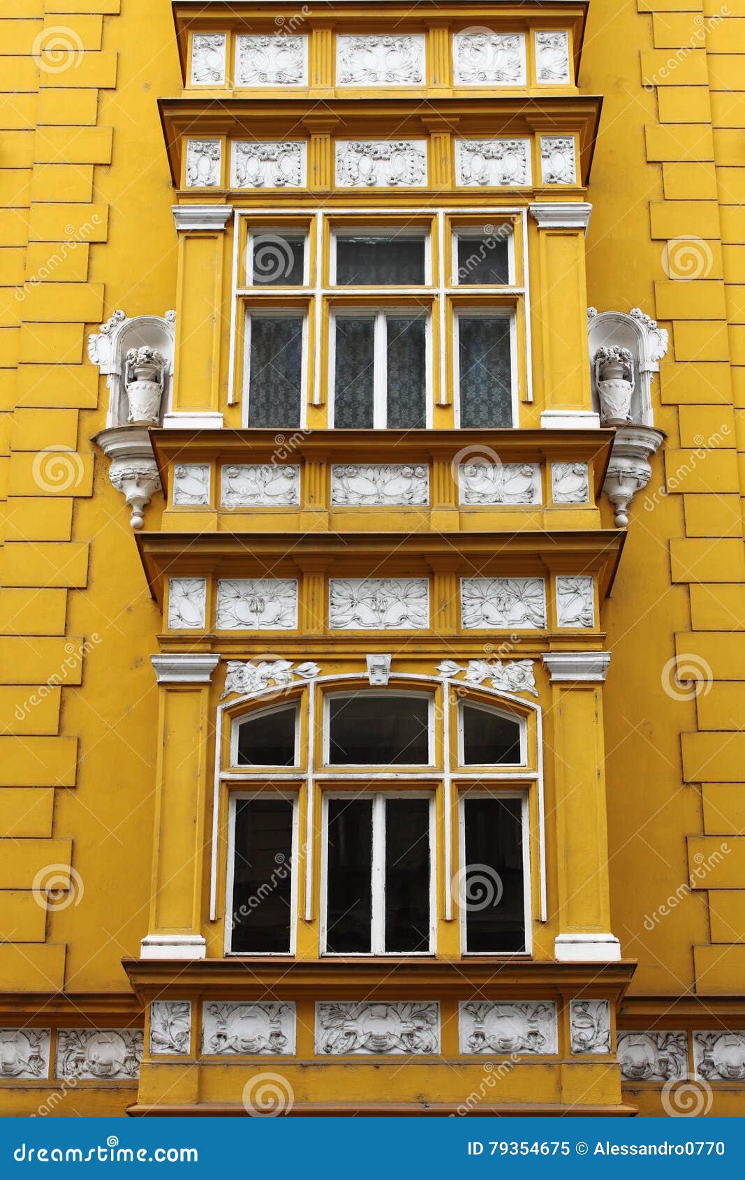 Renaissance Windows in Prague Stock Image - Image of renaissance ...