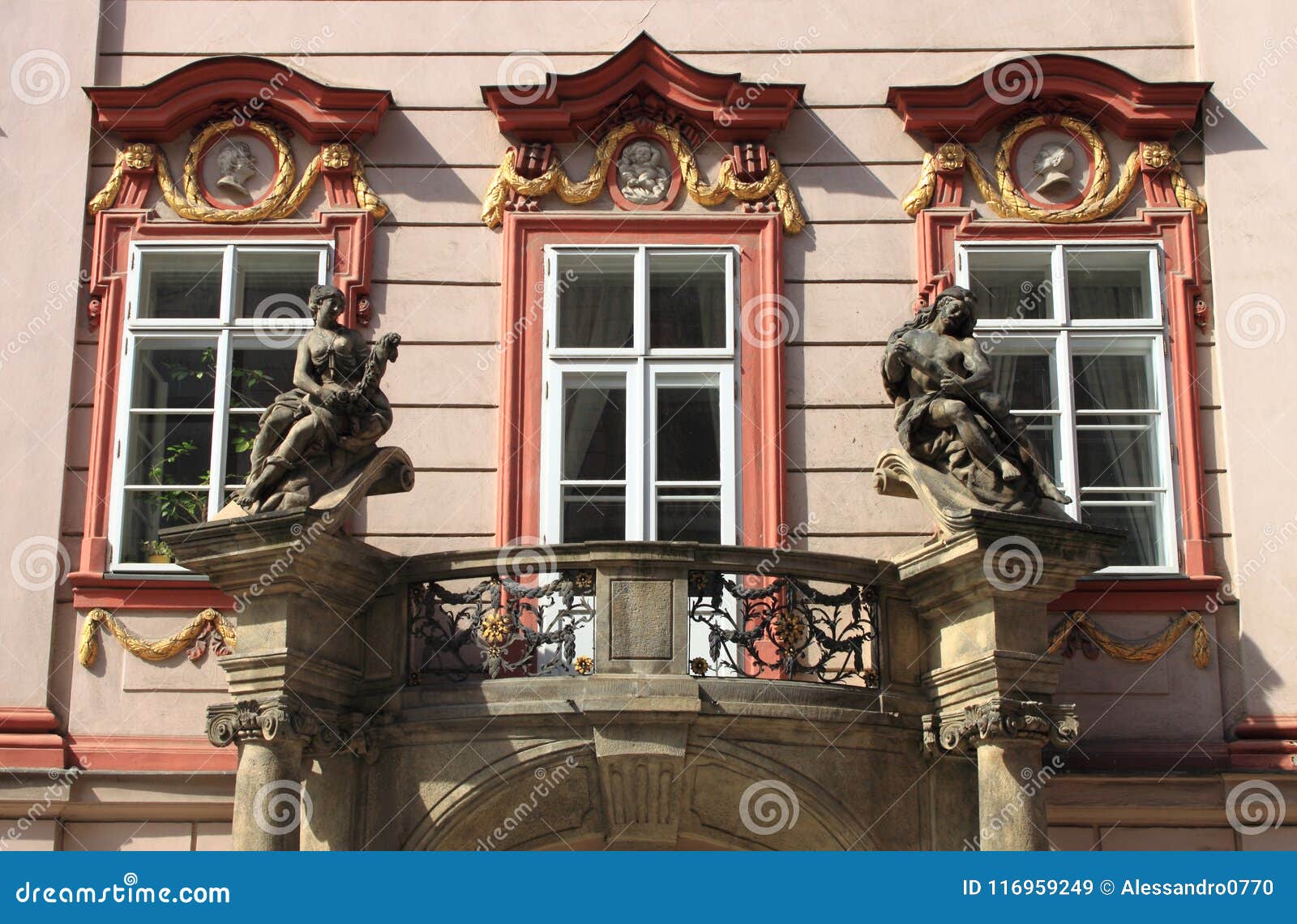 Renaissance windows stock image. Image of architectural - 116959249
