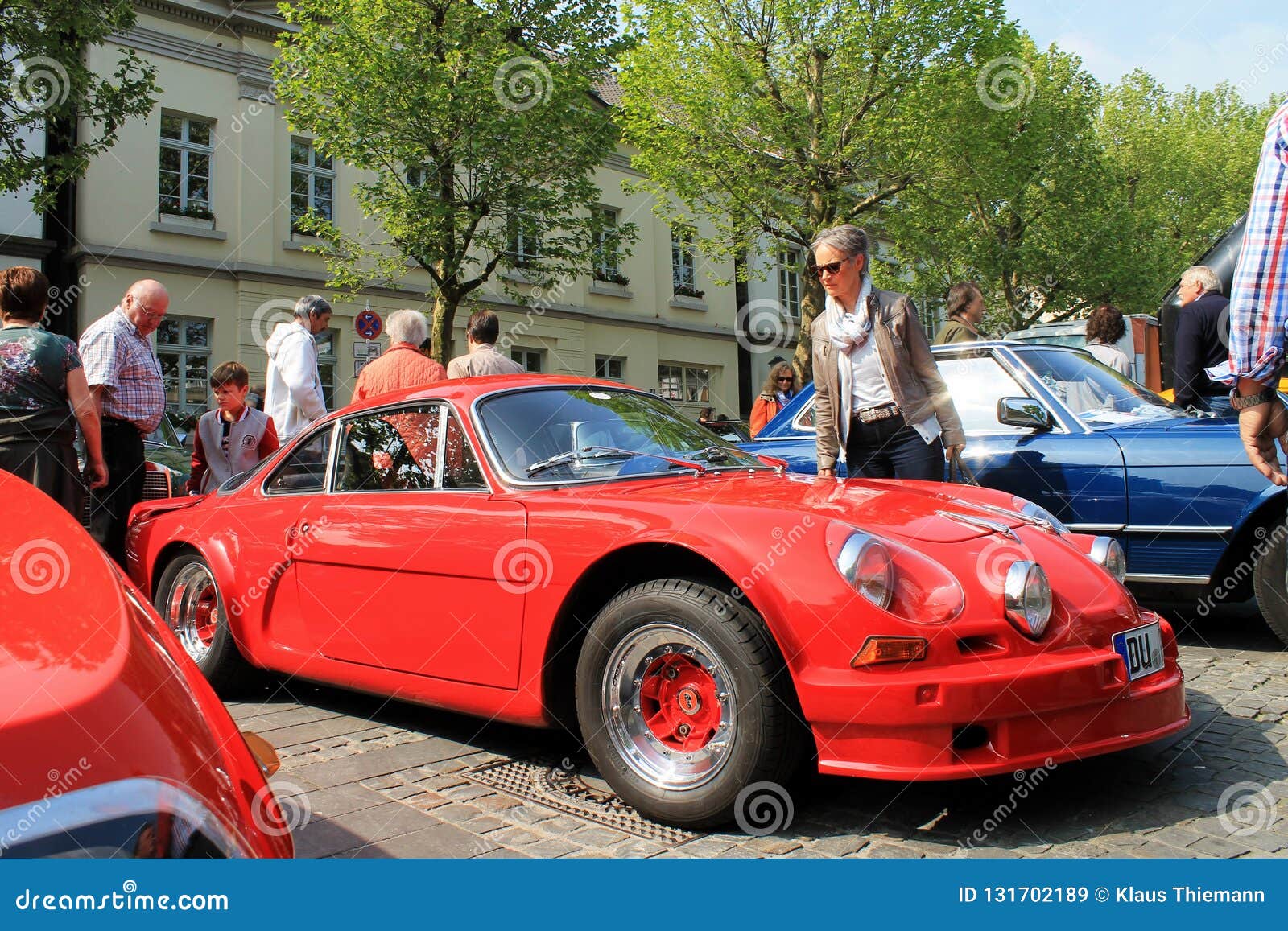 Renault Alpine a 110 Oldtimer in Kettwig. Editorial Stock Image - Image ...