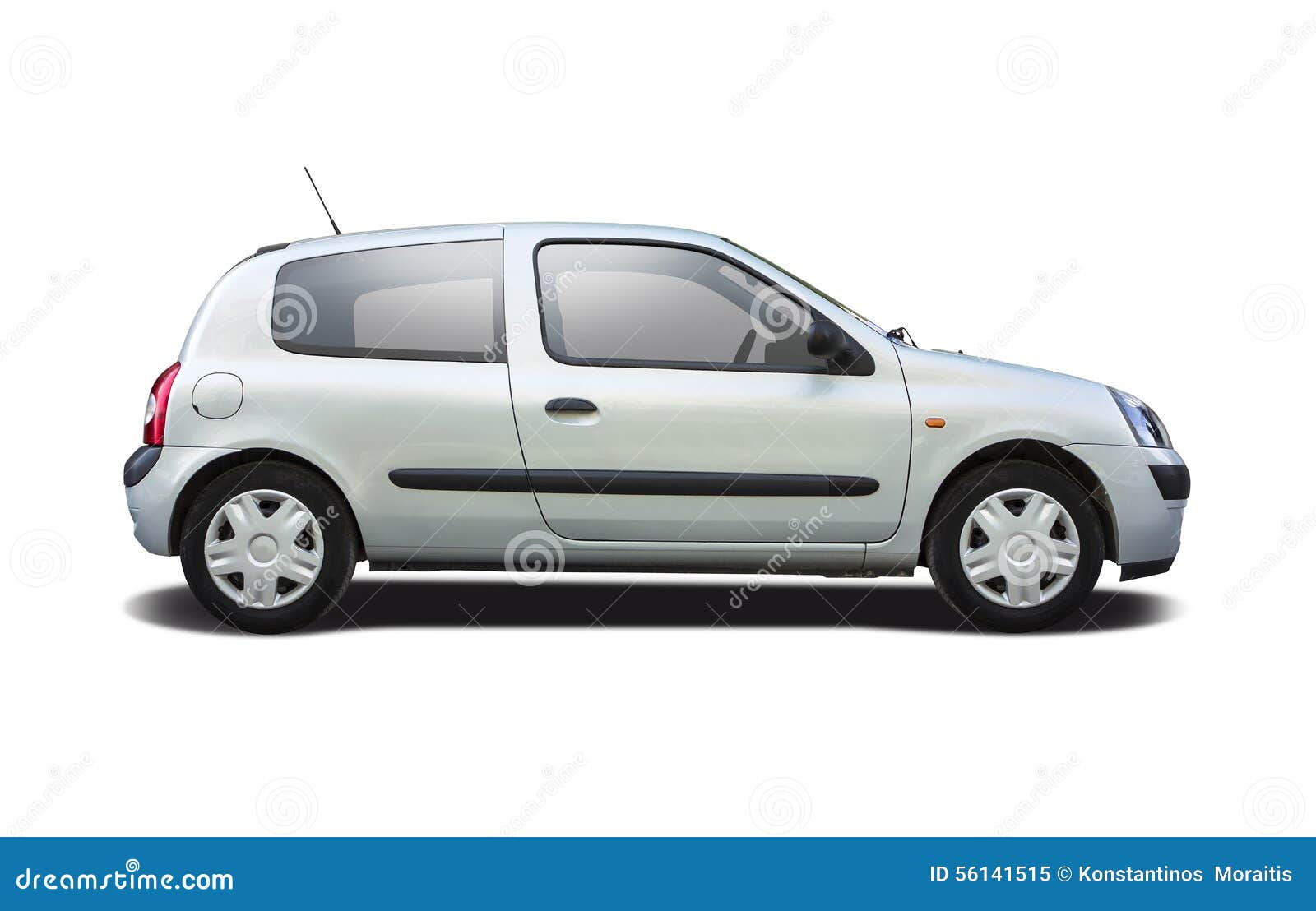 Renault Clio Isolated on White Stock Image - Image of view, isolated ...