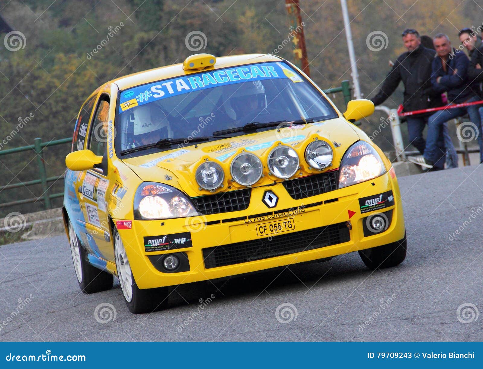 Renault Clio in the race editorial stock photo. Image of rally - 79709243