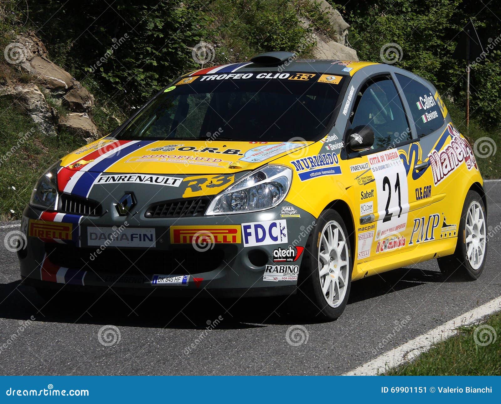 Renault Clio Rally-auto redactionele foto. Image of beste - 69901151