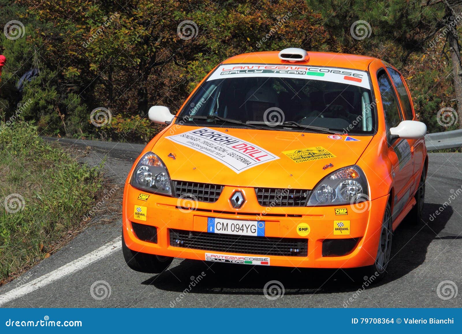 Renault Clio during the 32 Â° Rally Lantern Editorial Stock Image ...