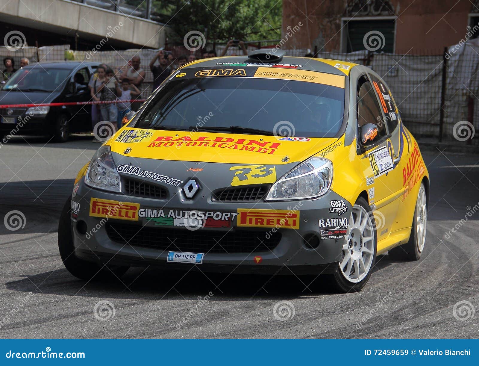 Renault Clio rally editorial stock image. Image of lantern - 72459659