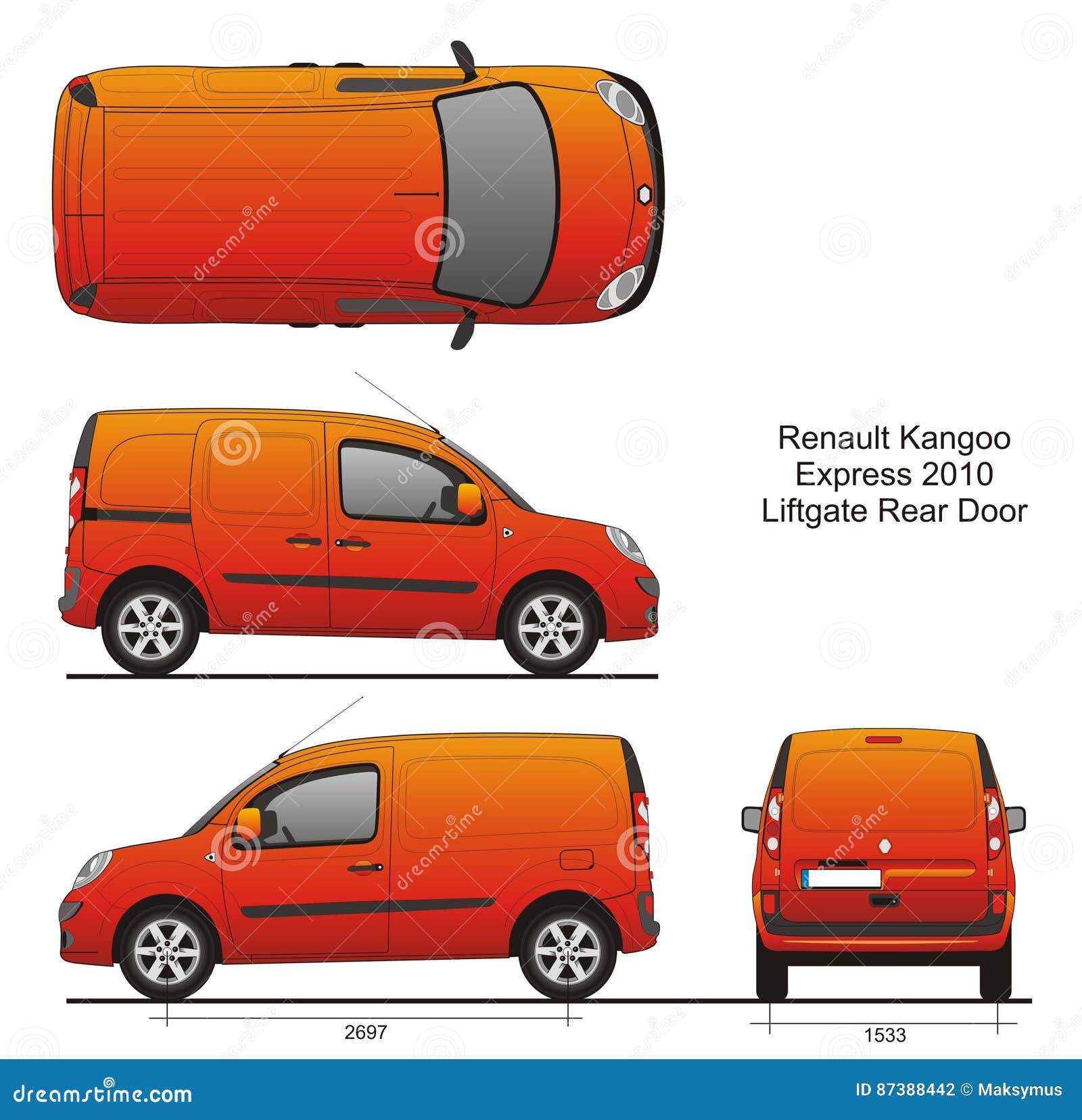 Renault Kangoo Express 2010 Editorial Photography - Illustration of ...
