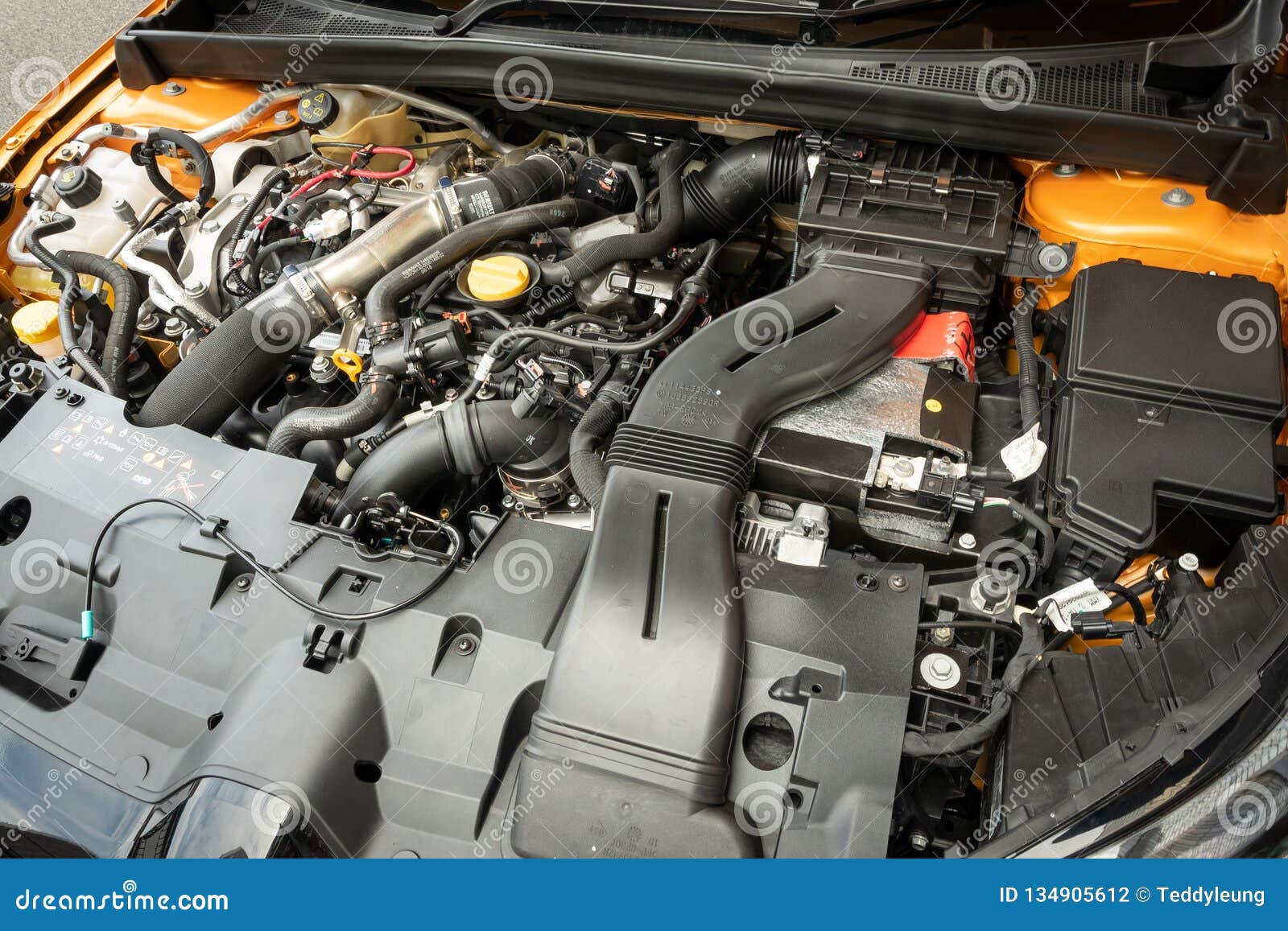 Renault Megane RS280 2018 Engine Editorial Photography - Image of ...