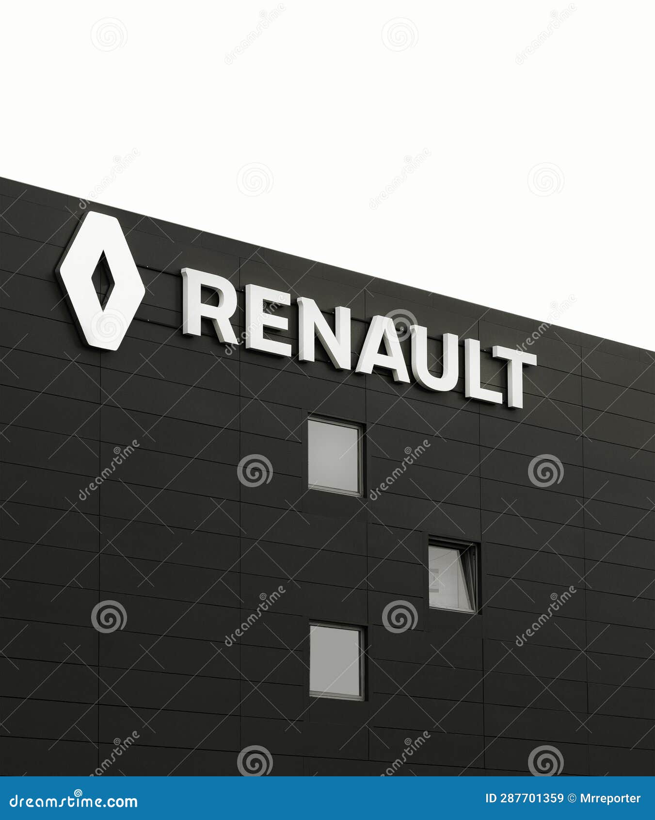 Renault Sign on Factory Facade Editorial Stock Image - Image of ...