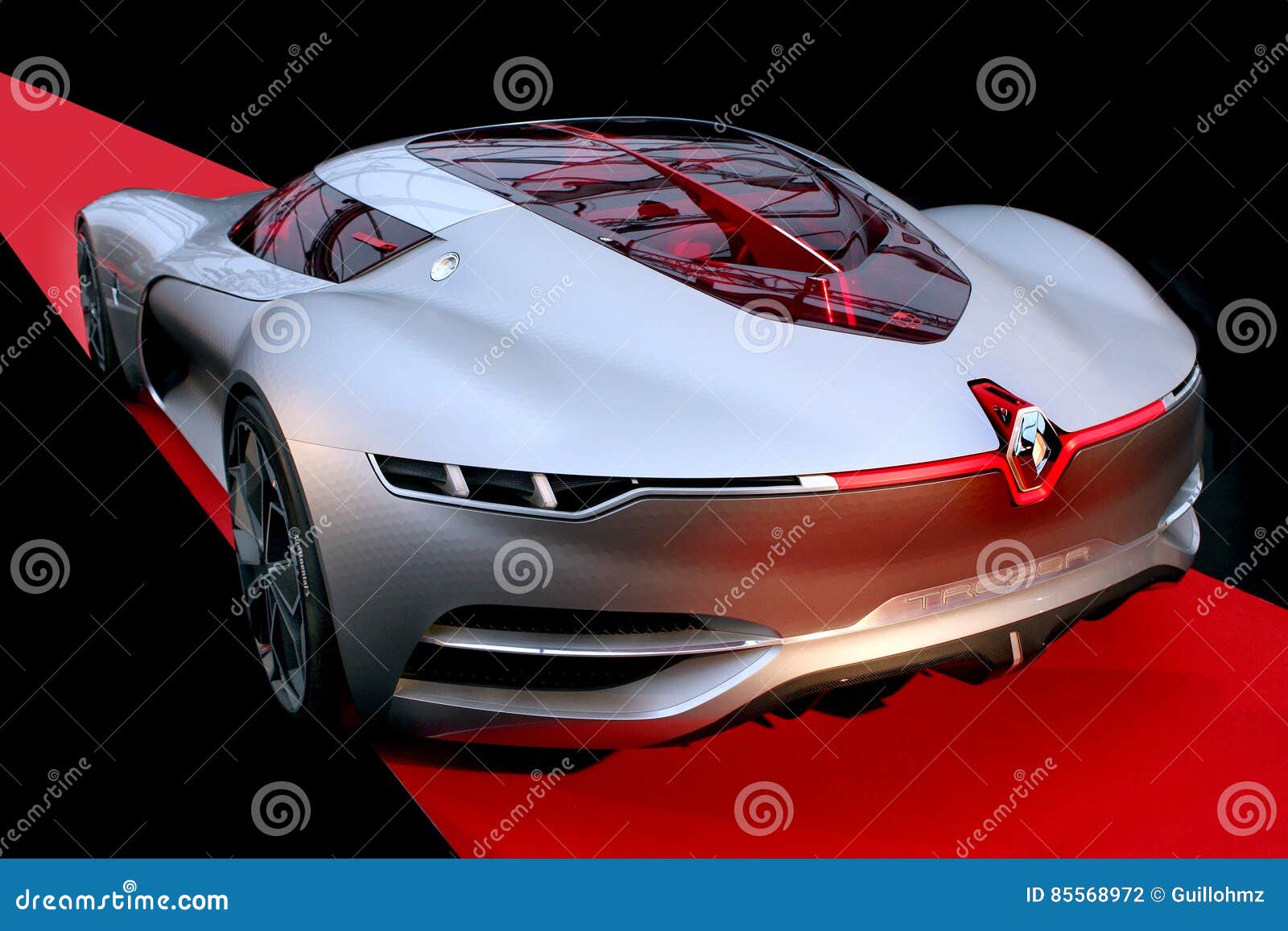 Renault Trezor Concept Car fotografía editorial. Imagen de lujo - 85568972