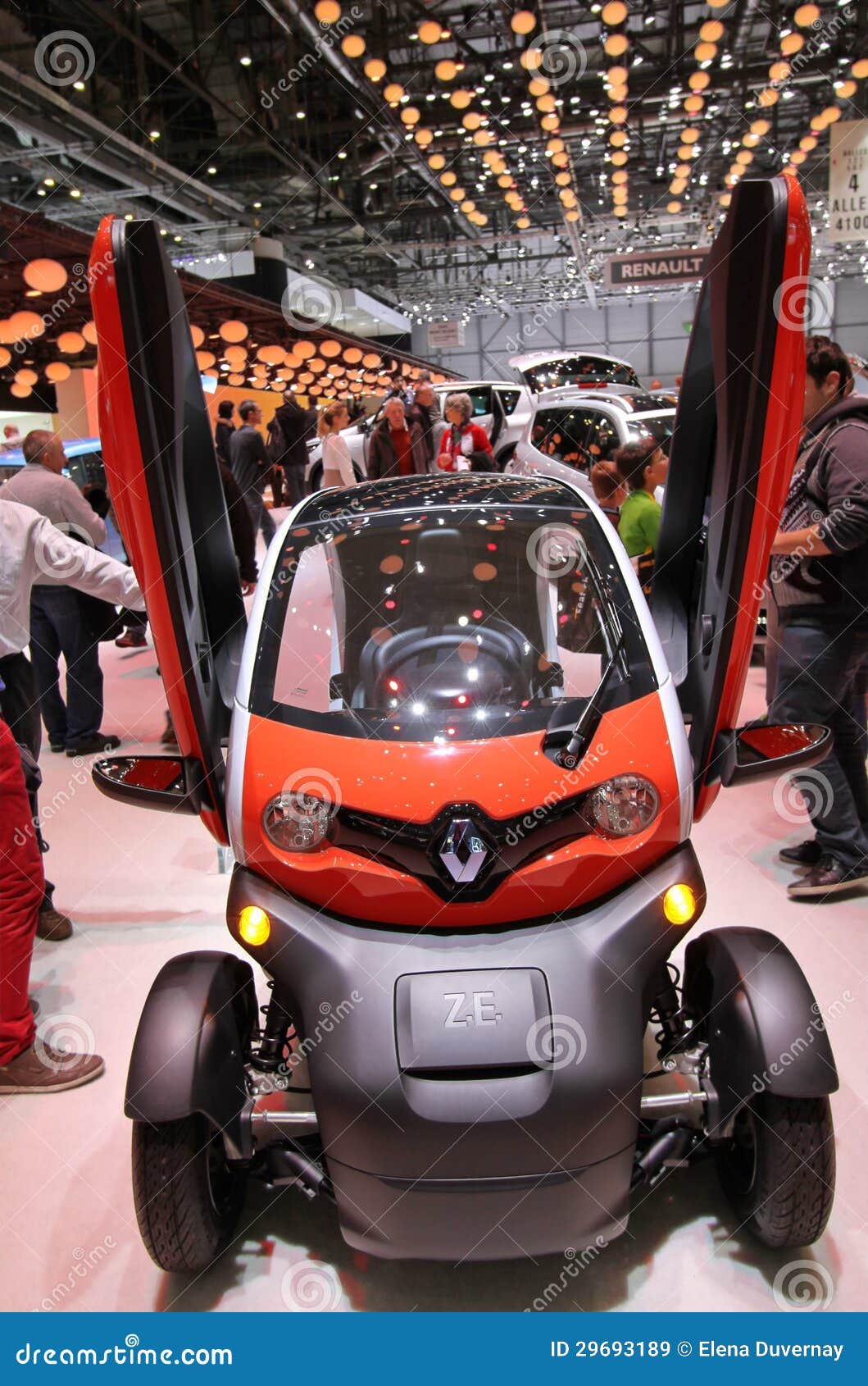 Renault Twizy ZE 2-seater editorial stock image. Image of show - 29693189