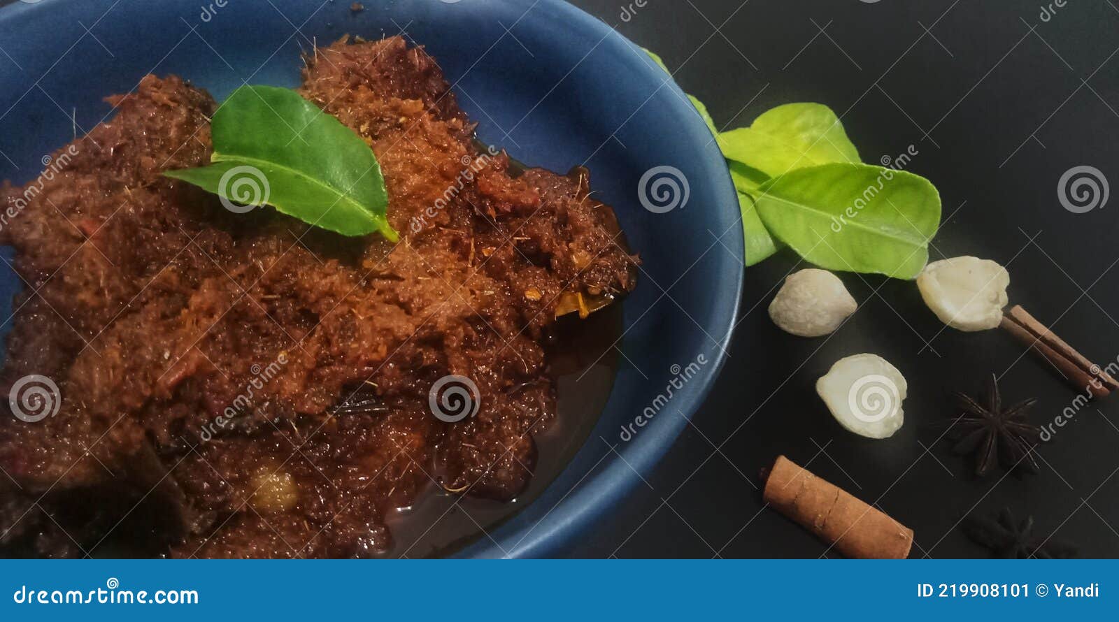 Rendang Beef Stock Image | CartoonDealer.com #219908101