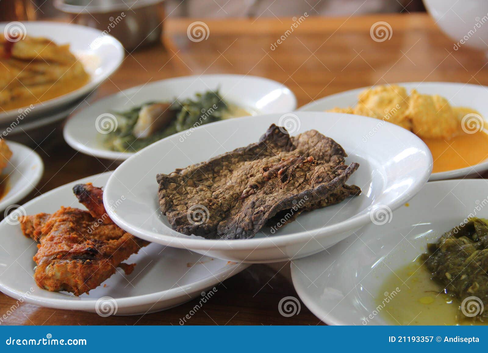 Rendang Food stock image. Image of rumah, indonesian - 21193357