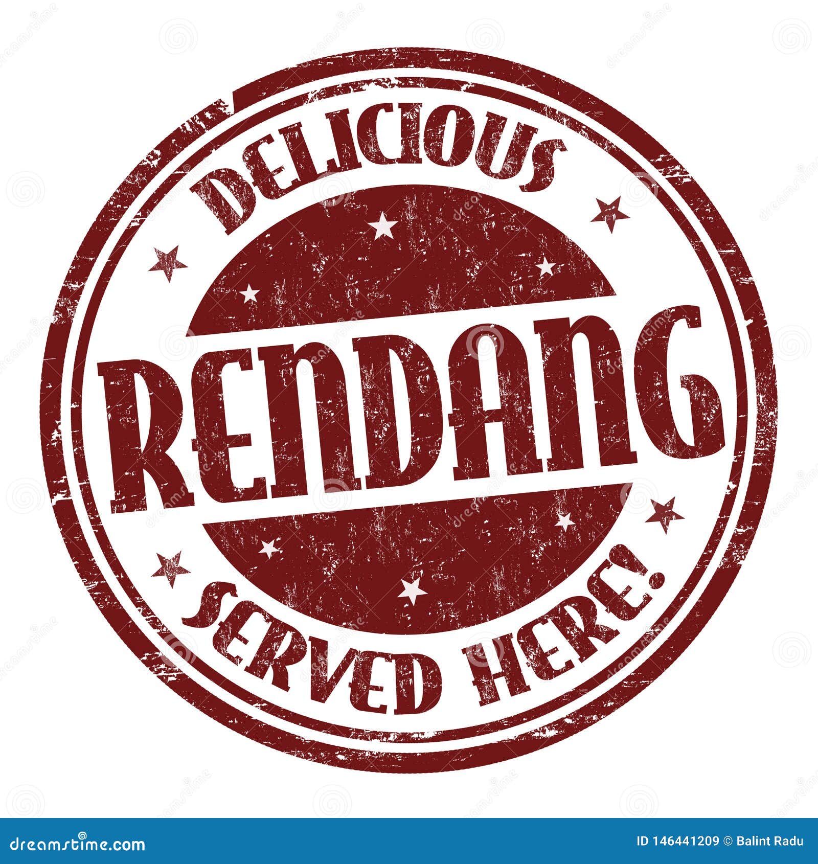 Rendang sign or stamp stock vector. Illustration of malaysian - 146441209