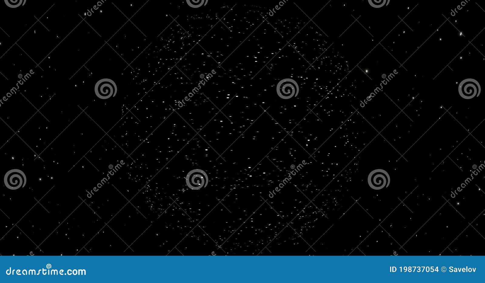 Render with Abstract Outer Space Curved in the Middle Stock ...