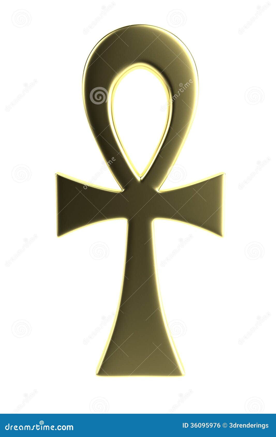 Render of ankh stock illustration. Illustration of ankh - 36095976