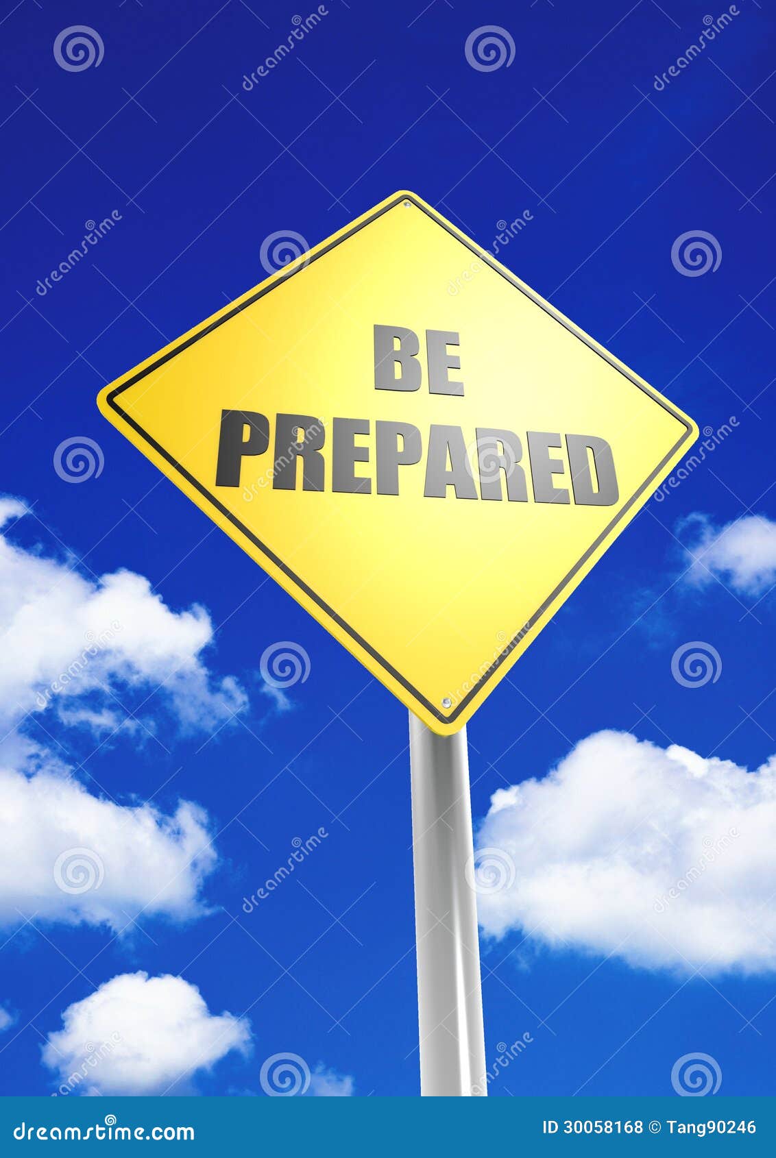 Be prepared stock photo. Image of sign, shine, diamond - 30058168