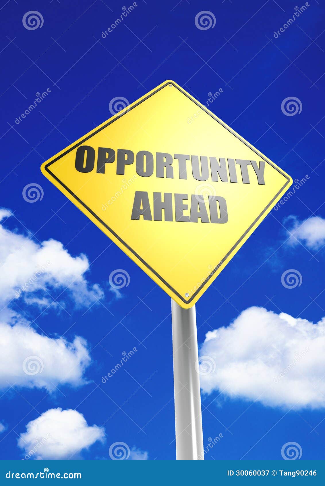 Opportunity Ahead Sign Royalty-Free Stock Photo | CartoonDealer.com ...