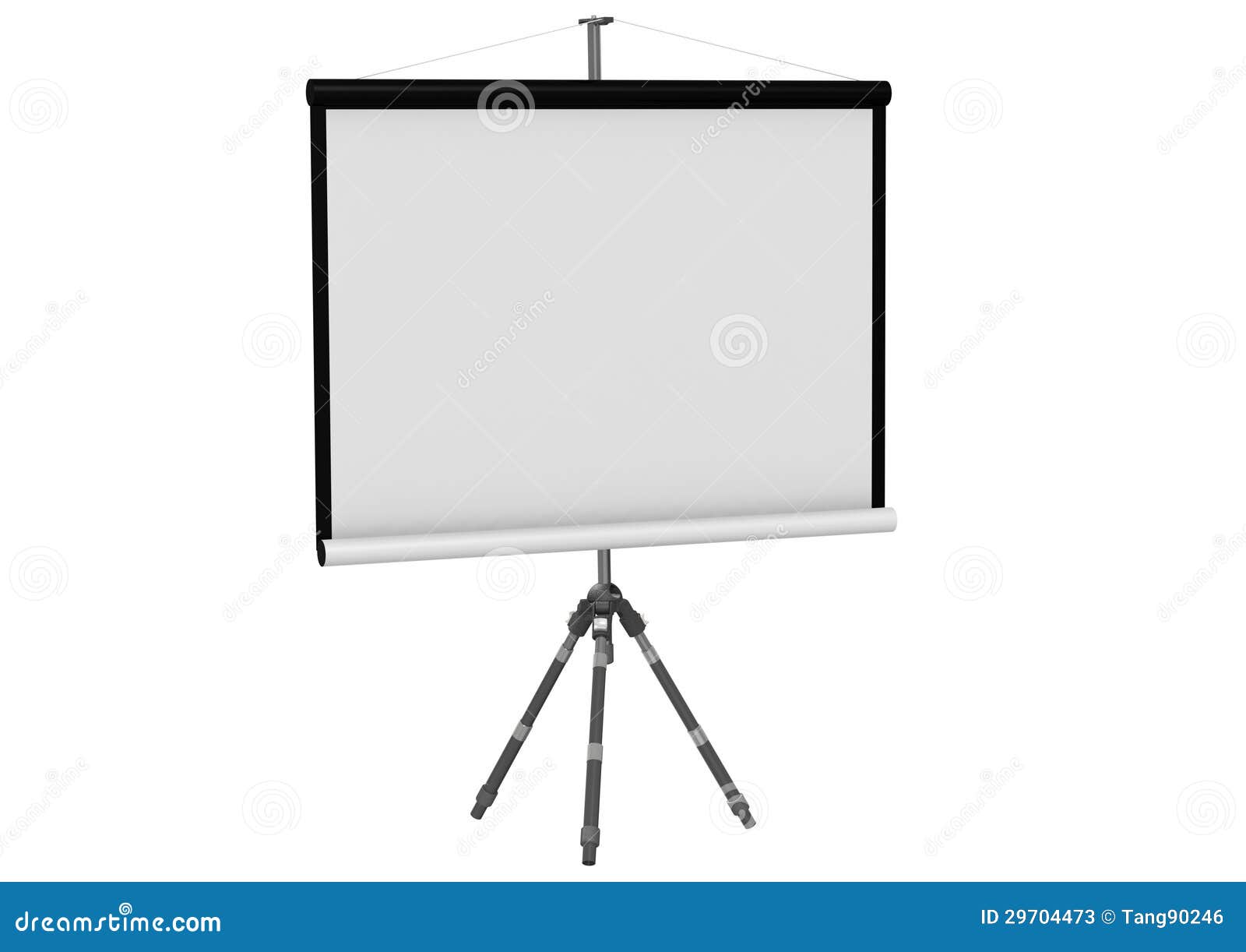 Projector screen stock illustration. Illustration of isolated - 29704473