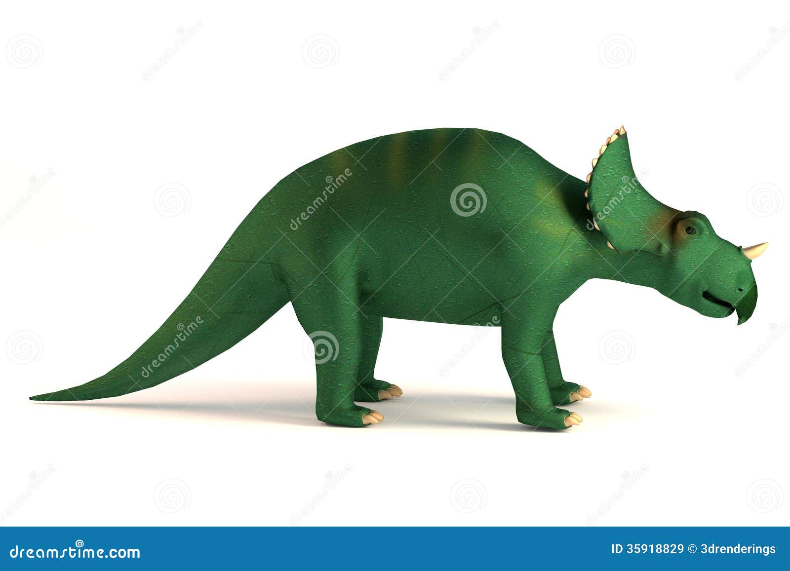 Render of avaceratops stock illustration. Illustration of realistic ...