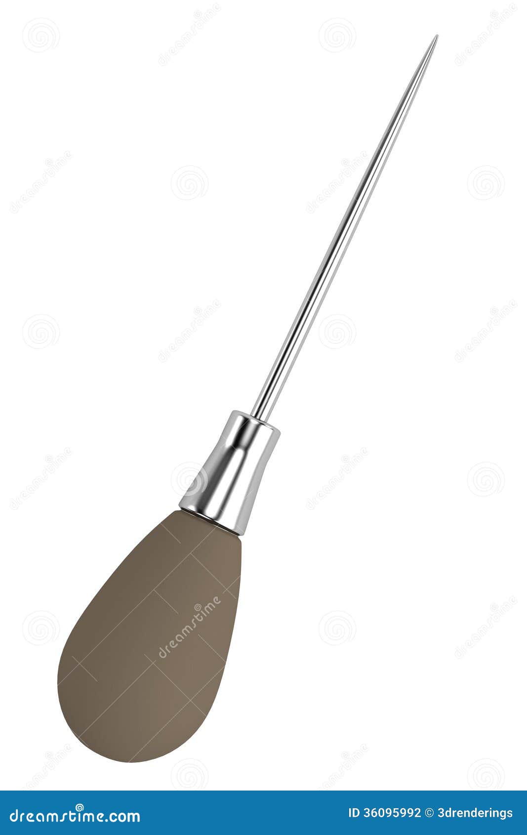 Render of awl stock illustration. Illustration of graphics - 36095992