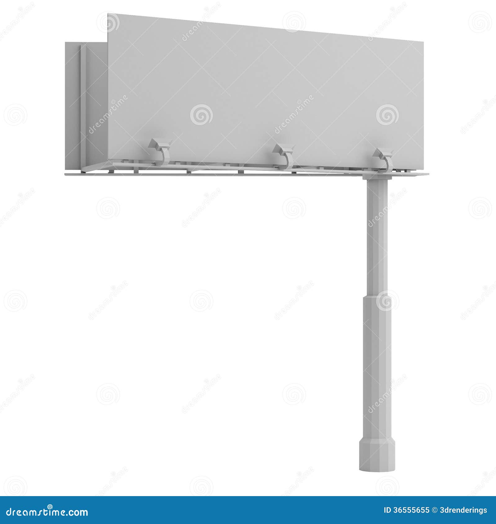 Render of billboard stock illustration. Illustration of bill - 36555655